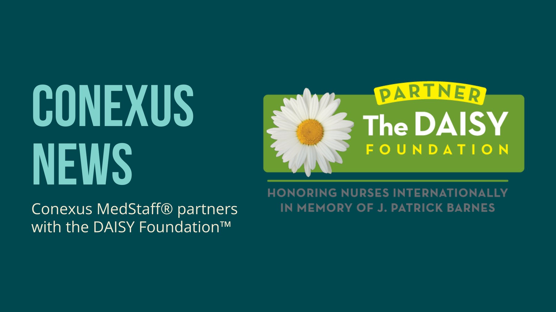 Conexus MedStaff Partners with The DAISY Foundation